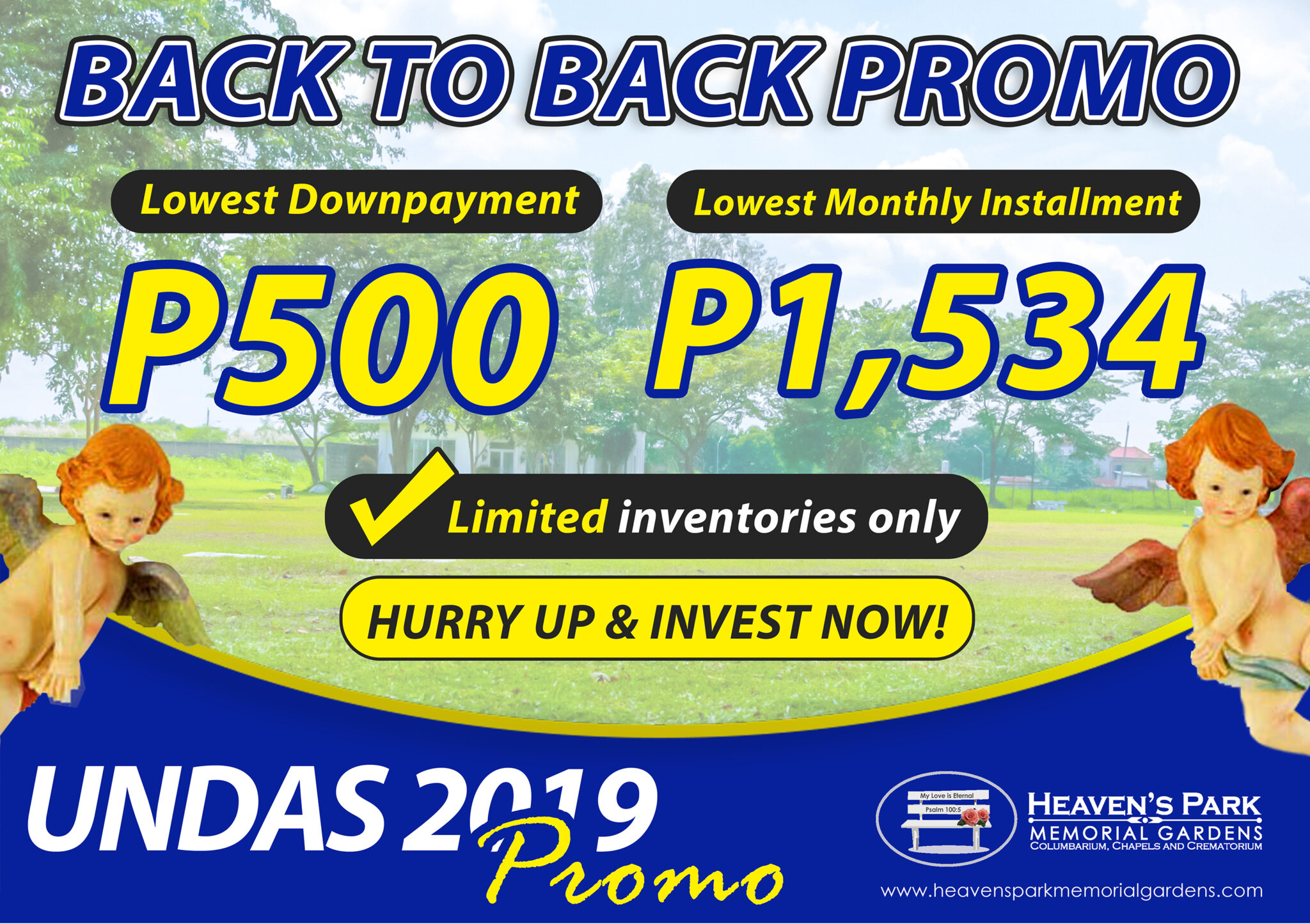 Undas 2019 Promo - Heaven’s Park Memorial Gardens