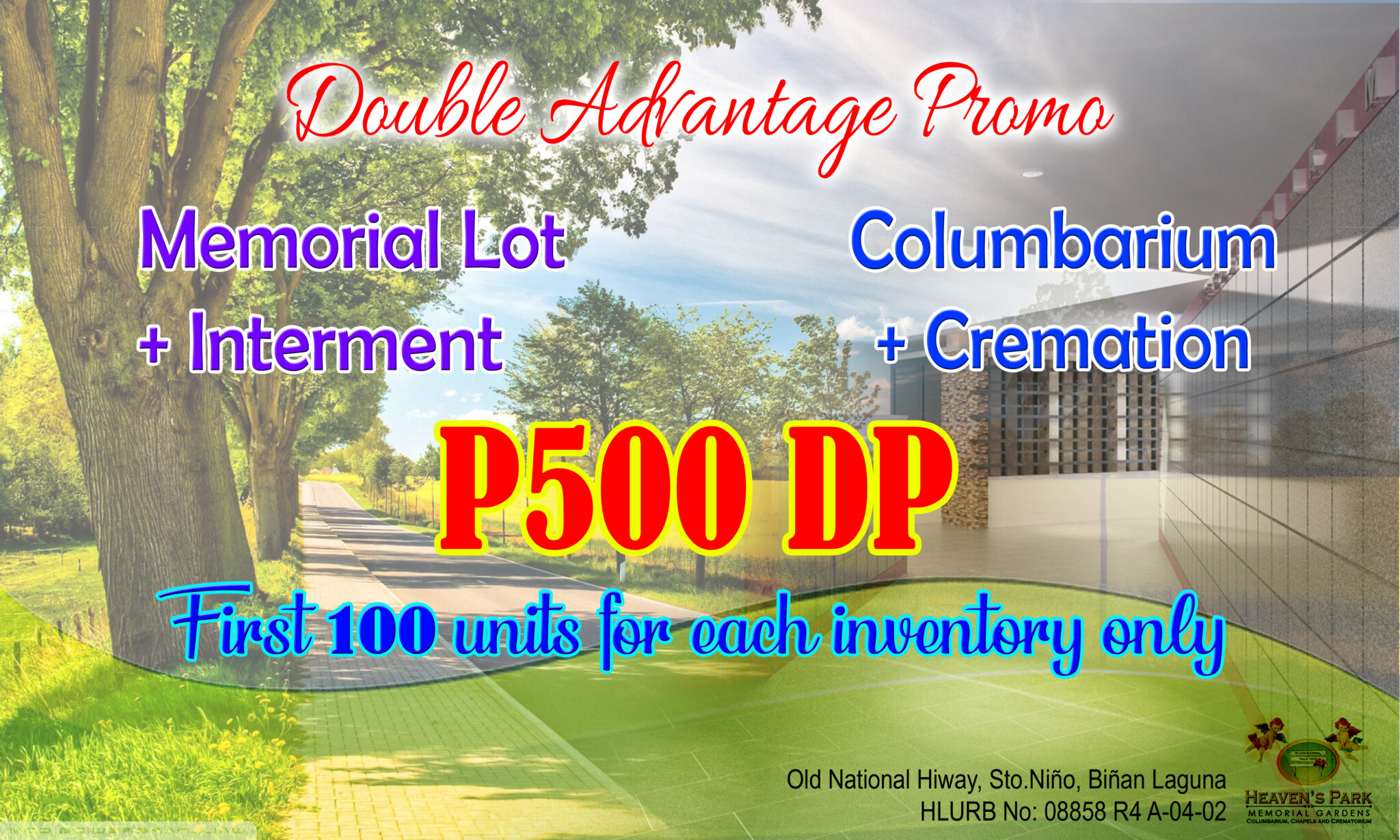 Double advantage promo - Heaven’s Park Memorial Gardens